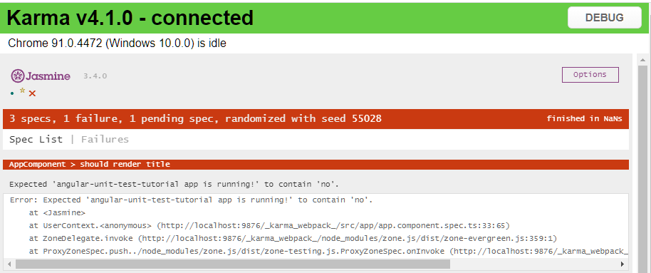Introduction To Unit Test In Angular Simple Web Learning